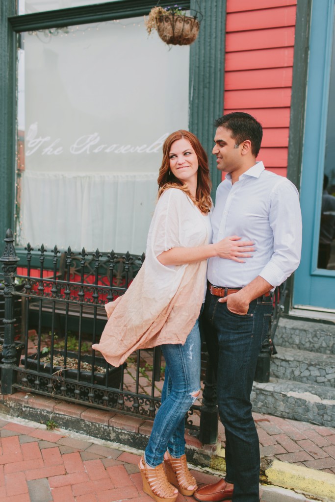 Cassie & Kiran | Church Hill Engagement Session - Tori Watson